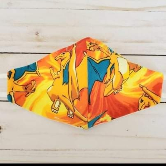 Handmade | Other | Face Mask Charizard Pokemon | Poshmark